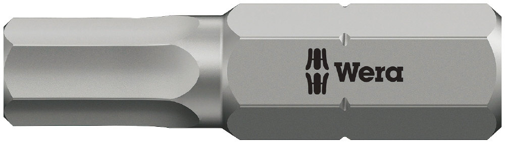 ■商品概要●六角サイズ (mm)：5.0●全長 (mm)：25●WERA品番：05056325001■詳細説明●汎用性の高い六角穴付きねじ用のタフなWeraビットです。●Hex-Plusは、ネジ頭の接触面が大きくなります。●ノッチ効果を最小...