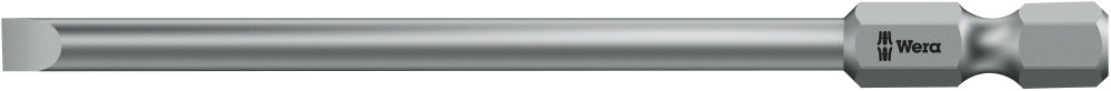 ■商品概要●六角部差込角 (inch)：1/4●マイナスサイズ (mm)：1.0×5.5●全長 (mm)：89●差込口の溝位置 (mm)：9●差込6.35mm●マイナスネジ用●WERA品番：05059488001■詳細説明●汎用のマイナスネ...