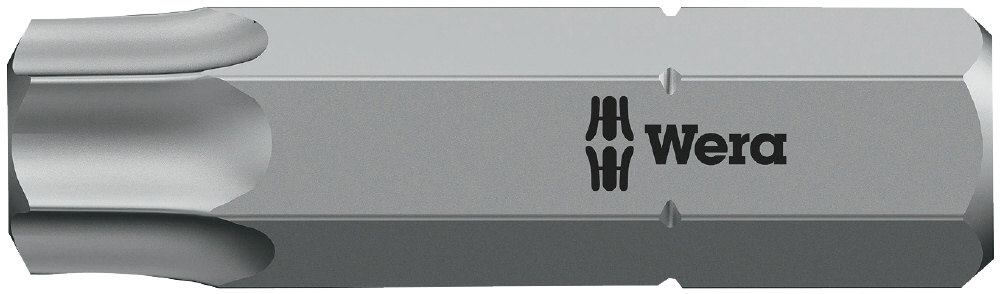 ■商品概要●六角部差込角 (inch)：1/4●先端サイズ (TX)：40●全長 (mm)：25●トーションビット設計●トルクスネジ用●WERA品番：05066320001■詳細説明●ピーク負荷時に運動エネルギーが放散されるねじれゾーンを備...