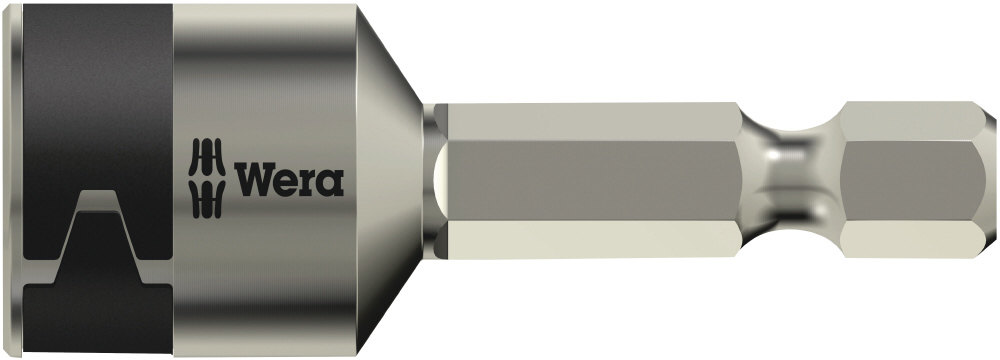 ■商品概要●六角部差込角 (inch)：1/4●先端サイズ (mm)：13.0●全長 (mm)：50●軸径 (mm)：19.5●ステンレス製●差込6.35mm●非磁性●抜け止めバネ付き●六角ボルト用●WERA品番：05071225001■詳...