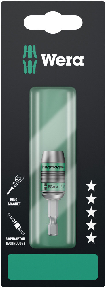 ■商品概要●サイズ (inch)：1/4●全長 (mm)：57●差込6.35mm●マグネット付き■詳細説明●DIN ISO 1173-C 6.3およびE 6.3 (ISO1173)に準拠した1/4インチ外付け六角ドライブを備えたビット用のR...