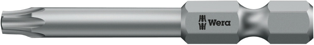 ■商品概要●サイズ (mm)：L50×W7×H6●重量 (g)：10.6●刃先サイズ (IPR)：25●全長 (mm)：50●差込 (inch)：1/4●差込口の溝位置 (mm)：9●差込6.35mm■詳細説明●いじり止めトルクスプラスビッ...