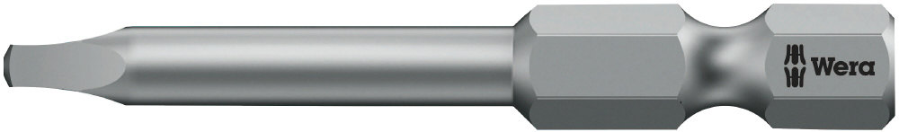 ■商品概要●六角部差込角 (inch)：1/4●刃先サイズ (＃)：3●全長 (mm)：152●軸径 (mm)：6.0●差込口の溝位置 (mm)：9●差込6.35mm●四角ソケットネジ用ビット●WERA品番：05134807001■詳細説明...