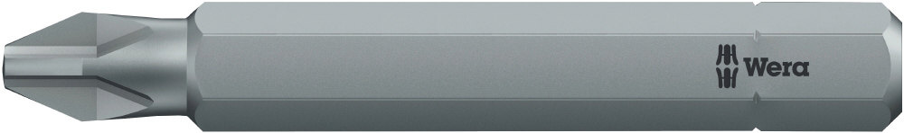 ■商品概要●六角部差込角 (inch)：1/4●先端サイズ (PH)：3●全長 (mm)：50●差込6.35mm●プラスネジ用●WERA品番：05134905001■詳細説明●汎用性の高いプラスネジ用のタフなWeraビット。●1/4 インチ...