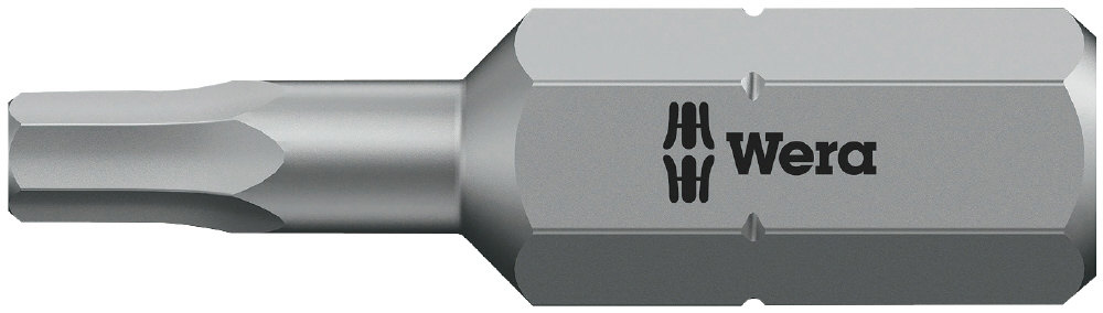 ■商品概要●六角サイズ (inch)：3/32●全長 (mm)：25●差込6.35mm●WERA品番：05135072001■詳細説明●汎用性の高い六角穴付きねじ用のタフなWeraビットです。●Hex-Plusは、ネジ頭の接触面が大きくなり...