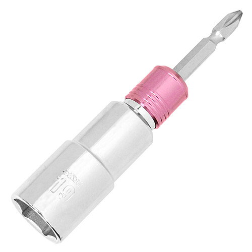 ■商品概要【素材／材質】・特殊鋼【商品仕様】対辺サイズ：19mm18V対応【規格】19MM■詳細説明軸折れしても市販のビットでまた使えるので、経済的です。【用途】ボルト・ナット等の締めつけや取り外し。【商品機能】ビット部が折れても、市販のビ...