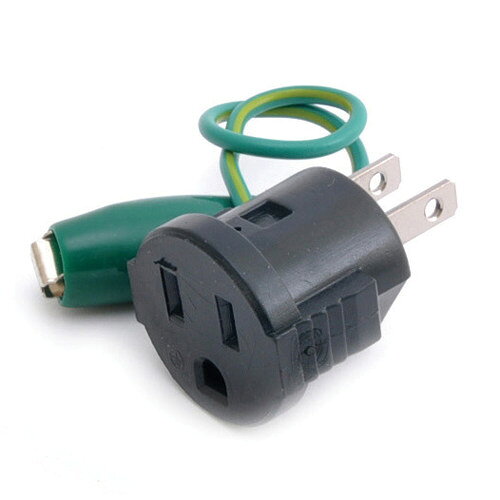 ■商品概要【商品仕様】交流電圧：125V許容電流：15Aアースピン接続対応【規格】HA-1■詳細説明電源プラグ変換用アダプターです。【用途】電源プラグ変換用アダプター。【商品機能】3芯アースピンタイプ電源プラグを2芯アース線(ワニ口クリップ...
