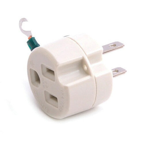■商品概要【商品仕様】交流電圧：125V許容電流：15Aアースピン接続対応【規格】HA-2■詳細説明電源プラグ変換用アダプターです。【用途】電源プラグ変換用アダプター。【商品機能】3芯アースピンタイプ電源プラグを2芯アース線(ネジ止めタイプ...