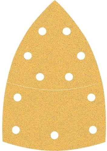 ■商品概要【入り数】10枚【材質】砥粒：酸化アルミニウム基盤：ペーパー、フリース【重量・容量】79g【サイズ】縦15mm 幅22mm 高さ17mm●粒度(＃)：80●色：ゴールド●外径(mm)：12×62、93●吸塵用穴：11穴●マジック式...