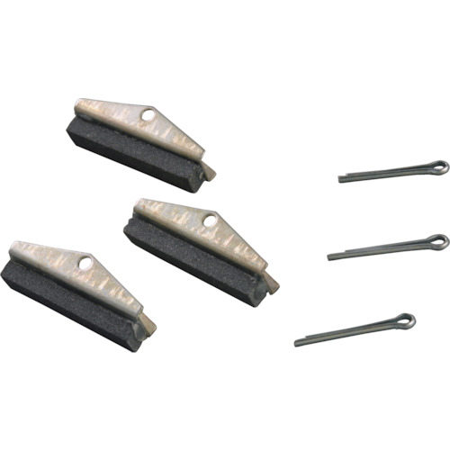 ■商品概要●入組内容：砥石×3、割りピン×3●砥石長：29mm●砥石粒度：＃22●取付可能商品：APブレーキシリンダーホーン3JAW(27625)■詳細説明●「27625APブレーキシリンダーホーン3JAW」専用の砥石です。●消耗した砥石の...