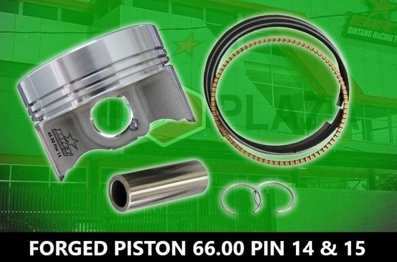 ■商品概要Piston size：66mmInclude：- Piston ring- Clip- Piston pin■詳細説明Advantages：- Forged material- Very light ＆ strong- Very...