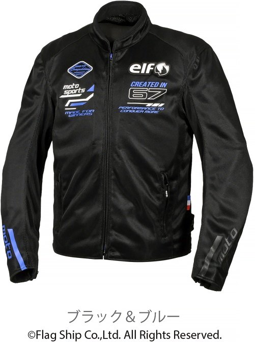 ■商品概要【カラー】ブラック＆ブルー【素材】・表地：ポリエステルメッシュ・裏地：ポリエステルメッシュ【仕様】・リフレクター搭載・3D立体裁断・[肩][肘][背][胸]プロテクター標準装備■詳細説明フランスの永きモータリゼーションの伝統ととも...