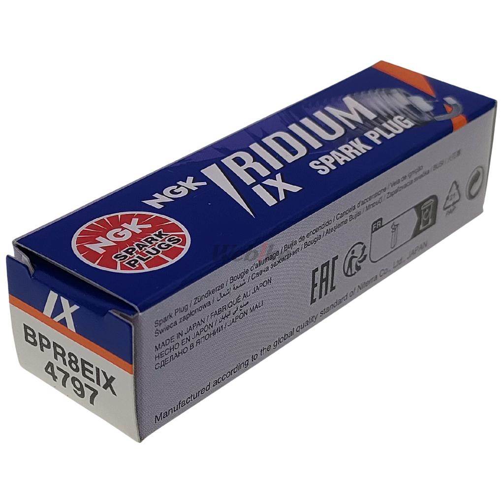 ■商品概要【ストックナンバー】4797【形状】ポンチカシメ型【サイズ】六角二面幅：Hex 20.8mm【NGK品番】BPR8EIX【タイプ】イリジウムIXプラグ【熱価】8■詳細説明ウェビックでは NGKプラグの全品を在庫しています。※ メー...