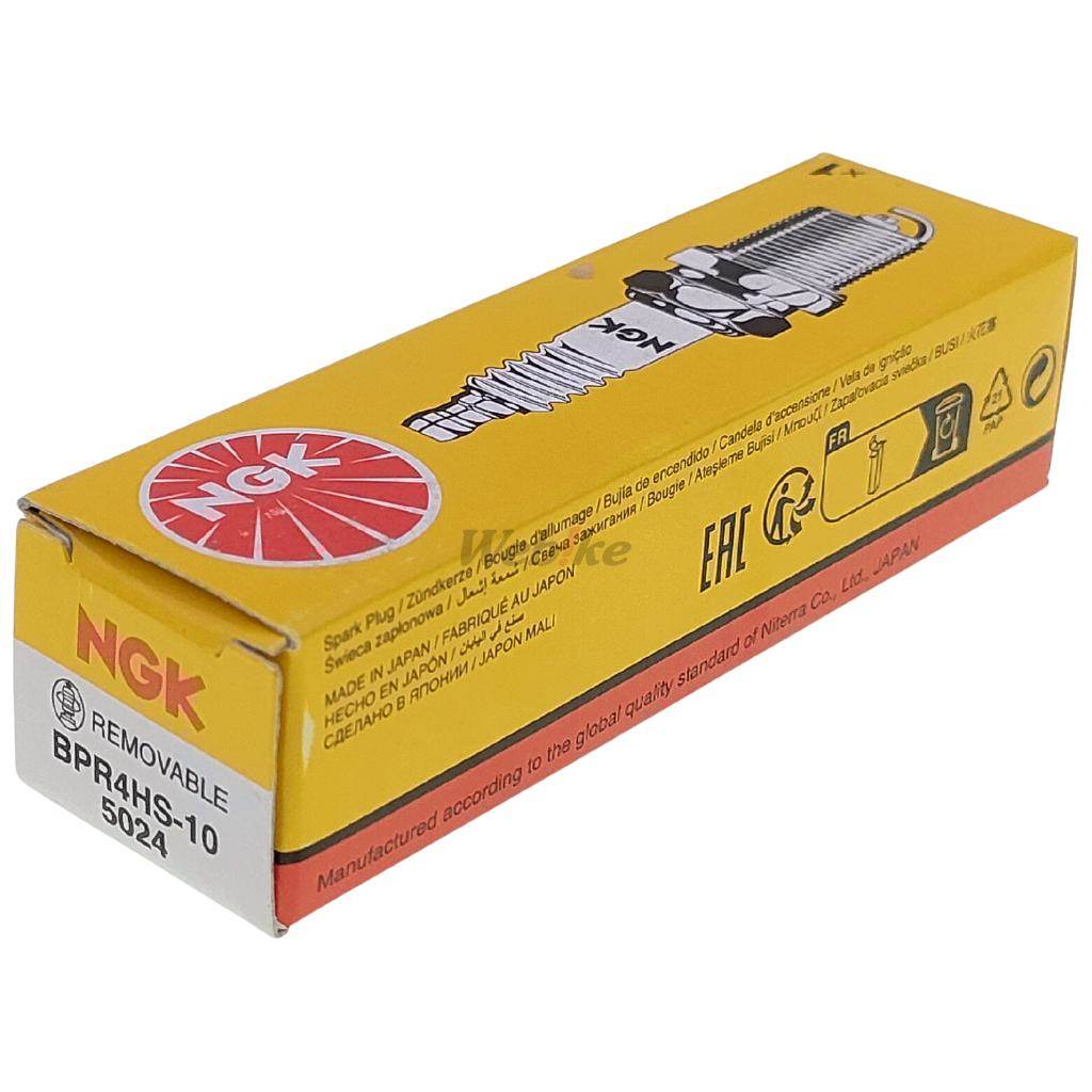 ■商品概要【ストックナンバー】5024【形状】ターミナル分離形【サイズ】ネジ径：Φ14.0mmネジ長さ：12.7mm六角二面幅：Hex 20.8mm【NGK品番】BPR4HS-10【タイプ】レジスタープラグプラグ本体・端子イメージ：【1-b...