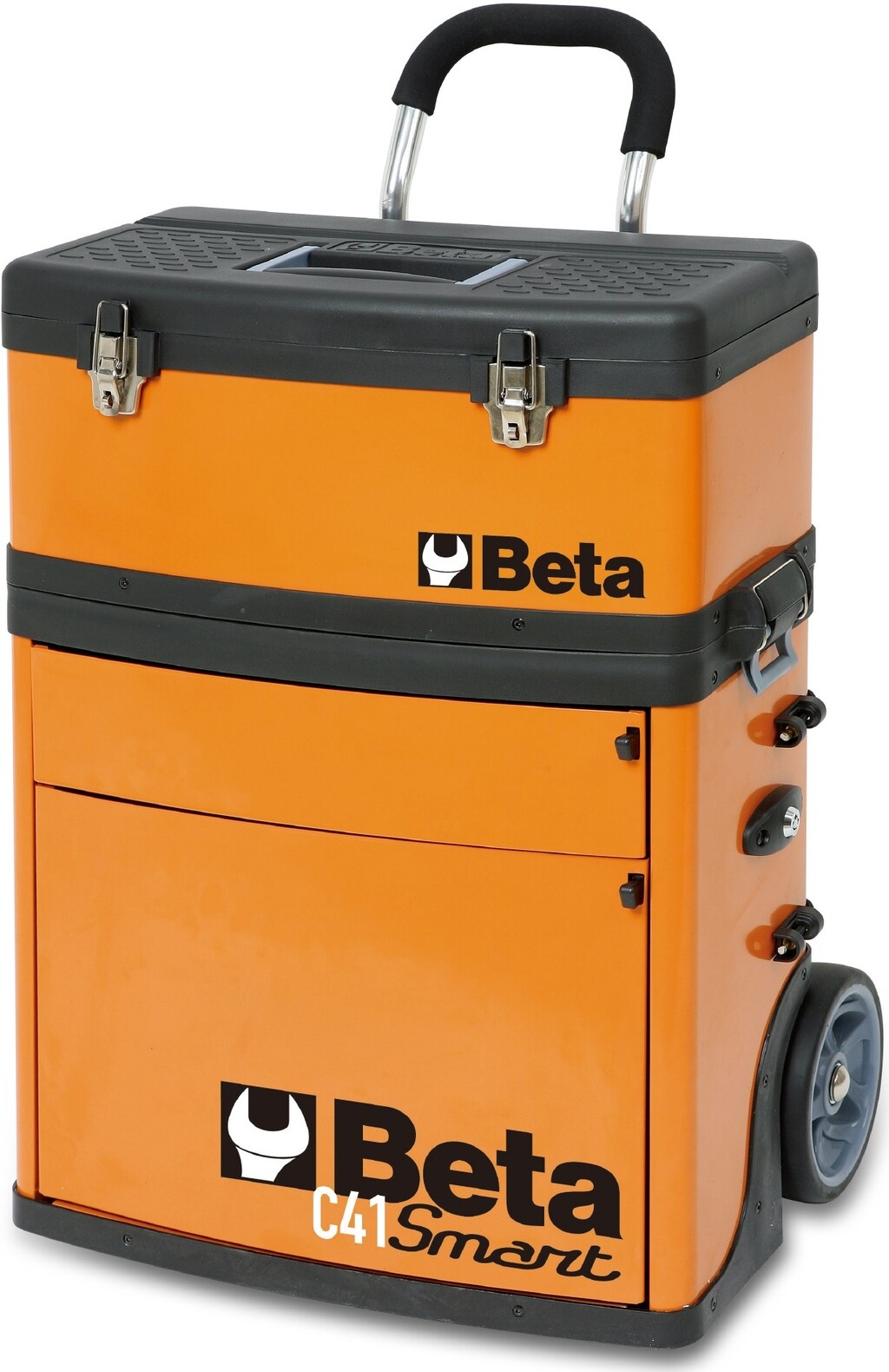 ■商品概要●引出し(段)：2●本体サイズ(mm)：W536×D335×H871●引出し内寸サイズ(mm)：W418×D205●キャスター径(mm)：160●質量(kg)：16●キャスター：固定式 160mm(2個)●カラー：オレンジ■詳細説...