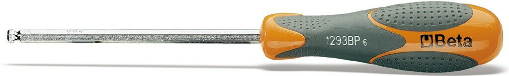 ■商品概要●グリップ色：オレンジ／グレー●軸形状：丸●マグネット：なし●表面処理：電解ニッケルクロムメッキ●材質：・軸／クロムバナジウム合金鋼・グリップ／ポリプロピレン(PP)【サイズ：対辺2mm】・軸長(mm)：100・全長(mm)：19...