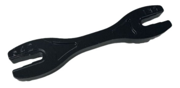 ■商品概要カラー：ブラック材質：スチール使用箇所：スポーク内容量：1個6in1全長：105mm厚み：9.2mm対応対辺サイズ：6.5mm／6.0mm／5.7mm／5.5mm／5.0mm／4.4mm■詳細説明6サイズ対応の便利なフォークレンチ...