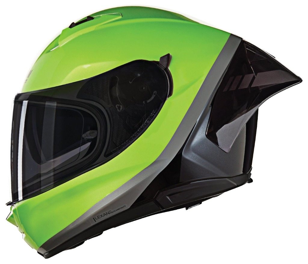 ■属性ヘルメット SGマーク: ○ヘルメット PSCマーク: ○■商品概要カラー：GREEN／348【PSマークの種類】PSC【届け出事業者名】株式会社デイトナ【登録検査機関名称】一般財団法人製品安全協会■詳細説明大型リアスポイラーを標準装...