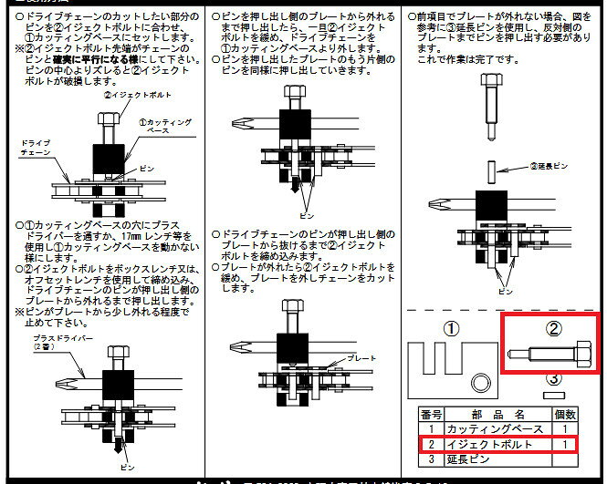 ■商品概要【画像内番号】2チェーンカッター用対象商品品番：02-07-0019■注意点※該当商品は画像赤枠内です。※ロットによっては、価格変更前の旧価格・旧JANコードでのラベルでお届けになる場合がございます。予めご了承ください。※メーカー...