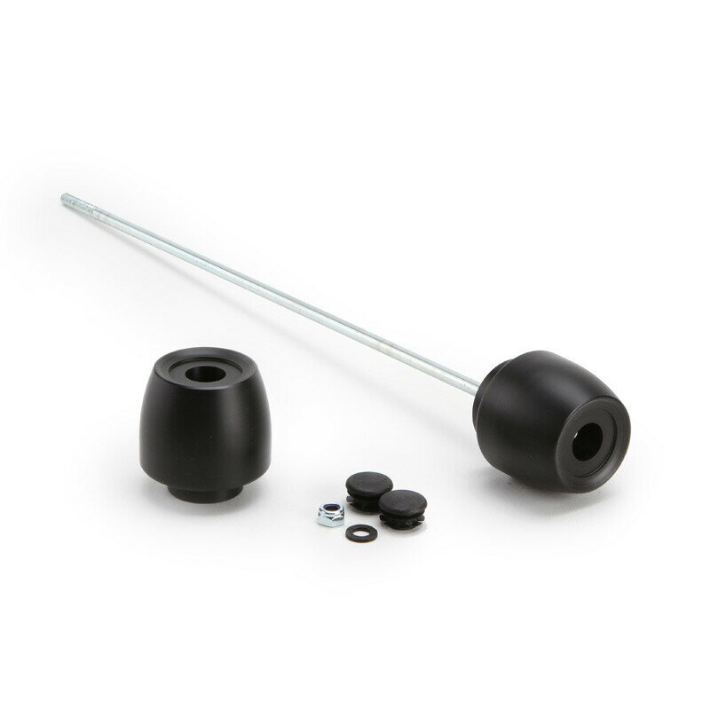 ■商品概要カラー：ブラック素材：ナイロン■詳細説明軽量ナイロンブロック素材を機械加工したPUIG製アクスルスライダーです。直径50mm高さ40mmに機械加工されたスライダーは、車両の保護に貢献いたします。別売のアクセントリング(NO：200...