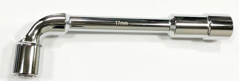 ■商品概要【スペック】・ソケット部サイズ：17mm・アングル部：12ポイント・ストレート部：6ポイント・全長：約200mm・高さ：約55mm■詳細説明約100度の絶妙な角度なアングル部にスルーホール設計によりネジ付ロッドへのアクセスが可能。...