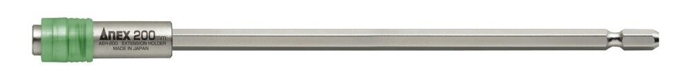 ■商品概要●差込口(mm)：対辺6.35●全長(mm)：200■詳細説明●六角軸ビット・ドリルなどの延長ホルダーに。●耐久性UP。●届かない箇所や奥まった箇所のネジ回しや穴あけ作業に最適。■注意点※メーカー都合により商品の仕様変更がある場合...