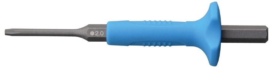 ■商品概要●対辺2mm 対応■詳細説明●叩いて新たな溝をつくり、なめたネジを取り外す。●ネジに喰い込む特殊刃先形状。●なめた六角穴付ボルト/止めネジを取り外す。■注意点※メーカー都合により商品の仕様変更がある場合がございます。ご了承ください。