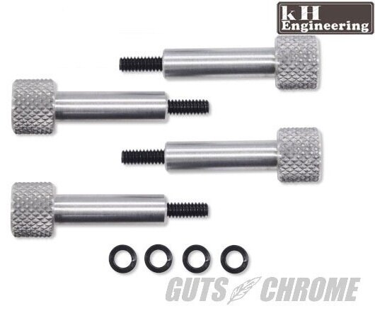 ■商品概要・メーカー：kH Engineering■詳細説明S＆SのBキャブに適合のフロートボールスクリューセットです。回す部分にローレット加工がされており手で簡単にフロートボールの脱着が可能になります。ジェット交換を頻繁に行う場合、スピー...