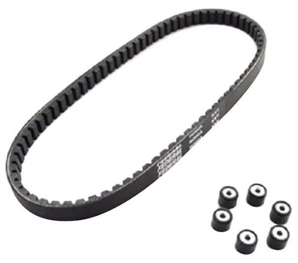 ■商品概要Fitment：Suzuki PIN / SKYWAVE / SKYDRIVEOEM part number(s)：-[Quantity] 1pcs V-belt and a set of weight rollers■詳細説明V...