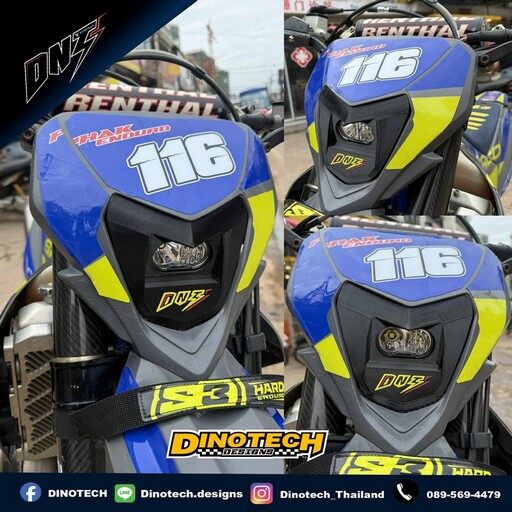 ■詳細説明DINOTECH Headlight for SHERCO SE-R/SE-F250-450 2024+- Lighter weight than before- Increased brightness with a wider...