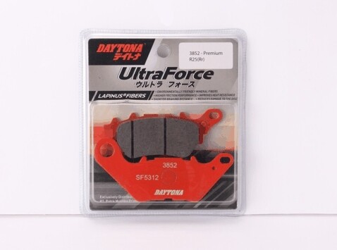 ■商品概要Fitment：Yamaha YZF-R25 (Rear) / Xmax 250 (Rear) / MT25 (Rear)■詳細説明Daytona Ultra Force Brake Pad is a pro-series bra...