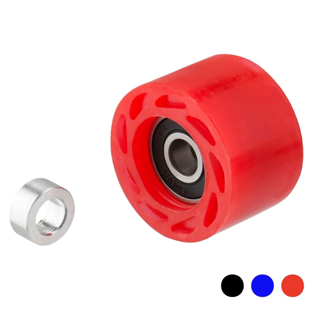 ■商品概要メーカー品番F6155(D47-41-643)F6154(D47-41-642)F6153(D47-41-641)サイズ：Mローラー直径：36.4mm取付内径：8mm入数：1個■詳細説明ベアリングを内蔵したチェーンローラー。チェー...