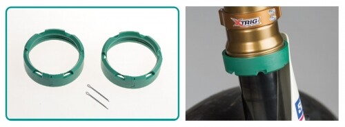 ■商品概要【セット内容】左右セット1台分■詳細説明【アウターチューブを守るフォークスライダーの新スタンダード】SKFが得意とするローフリクション・高耐久素材を使用し過酷なレースコンデションで、フォークガードとフォークのスライド動作を確実にサ...