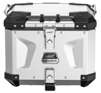 ■商品概要容量：40Lトップケース素材：アルミニウム合金内寸：416×379×363mm(長さ×幅×高さ)付属品：センサーライト、伸縮キー、反射ステッカー、ベルベット裏地、背もたれ，収納袋防水性能：◯反射板：◯■詳細説明●高強度アルミニウム...