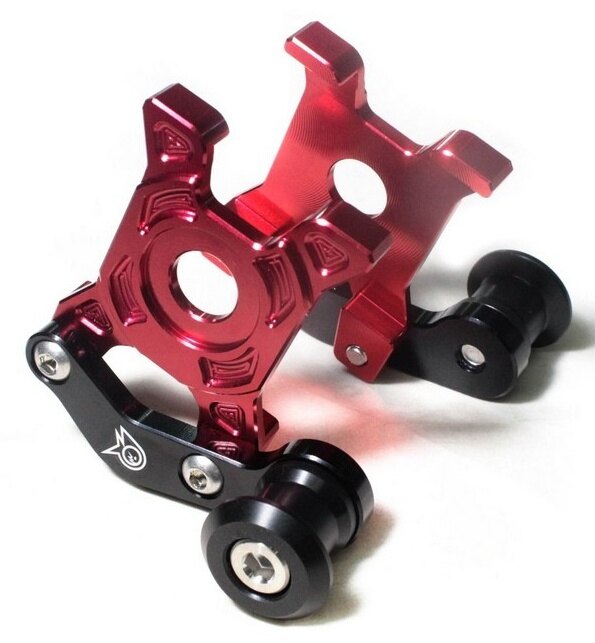 ■詳細説明Features- Swingarm support plate + custom-fit lift pegs- Spools for mounting on stands- Extra-thick CNC aluminum th...