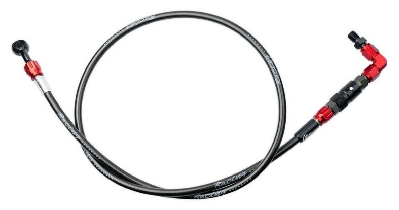 ■詳細説明Features- Braided hose made from high-quality stainless steel- Aluminum hose heads are available for use with stock...