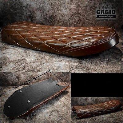 ■詳細説明The cushions are striped in the end of the rice brown thesteelfloor suitable for motorcycle style vintage classic c...