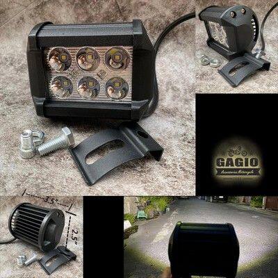■詳細説明Short -square site light Suitable for motorcycle tuning linesandothers. Made from alloy strong durable rainproof li...