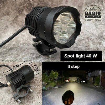 ■詳細説明The cylinder light spot light is 40W suitable for motorcycletuninglines and others. Made from strong alloy durable ...