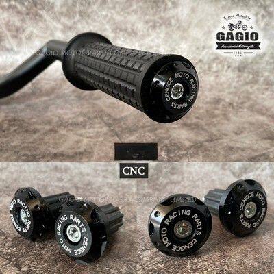 ■商品概要CNC machined handlebar ends with round holes perfect forcustomvintage classic cafe retro bobber and other HD motorc...