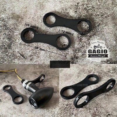 ■商品概要Moto Box short-plate turn signal mount suitable for vintageclassiccafe retro bobber touring and other HD motorcycle...