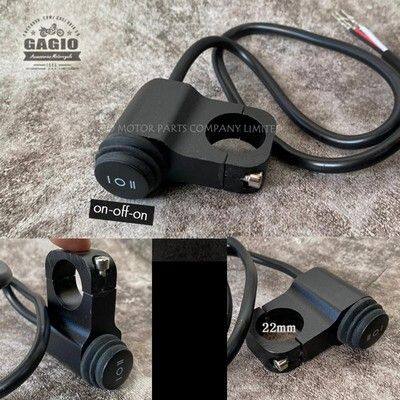 ■詳細説明Switch 2 ways can be used to make high/low light switches.Suitablefor a vintage motorcycle style classic cafes thre...