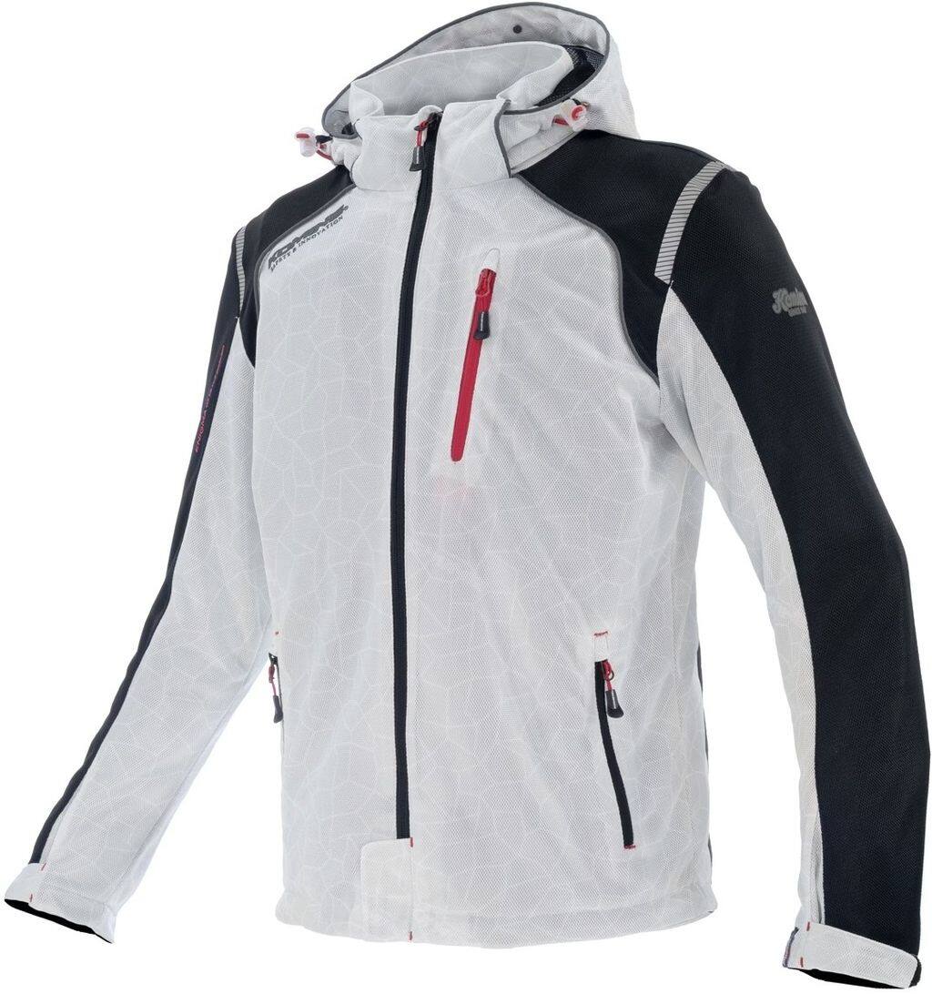 ■商品概要■レディースカラー：シルバー ブラック素材：［表地］ポリエステル［裏地］ポリエステルプロテクター：ショルダー・エルボー・バック・チェスト■詳細説明好評のJK-135プロテクトフルメッシュパーカに通気性と衝撃吸収性に優れたENIGM...