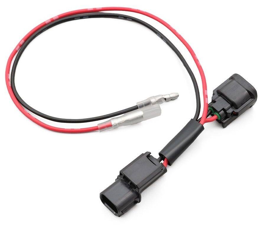 ■商品概要フロント専用デイトナバイク専用電源シリーズ対応許容電力：12V／3A取付作業時間目安：0.5h■詳細説明【用途】スマートフォンやナビゲーションなどの給電に便利な車種専用電源取り出しハーネス【仕様1】電源取出し場所：フロントカウル内...