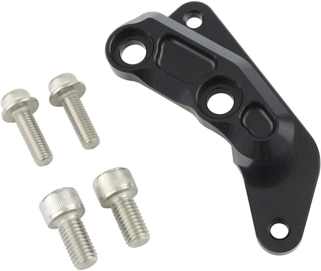 ■商品概要カラー：ブラック220mmディスクローター／12inchホイール対応／NSR系純正フロントフォーク対応brembo社 4podsキャリパー 40mmピッチ対応シフトアップ ビレットキャリパー 4pods 対応キャリパー取り付けピッ...