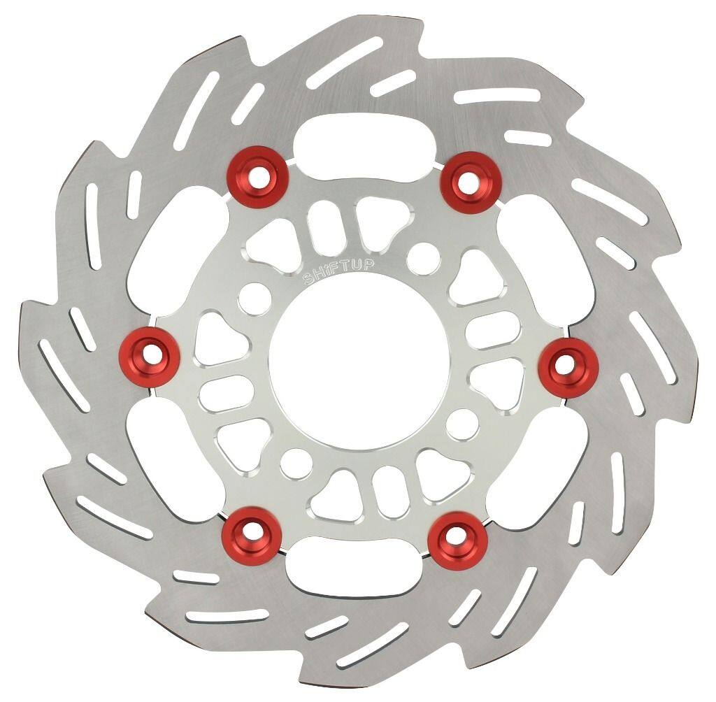 ■商品概要◆ステンレスディスクローター◆外径Φ220mm◆厚み約4.0mm◆フロント用◆インナー部/フローティングピン：アルミ削り出し【別売り 補修パーツ】フローティングピンのみ [6個入り](品番：201055-〇〇)220mmウェーブフ...
