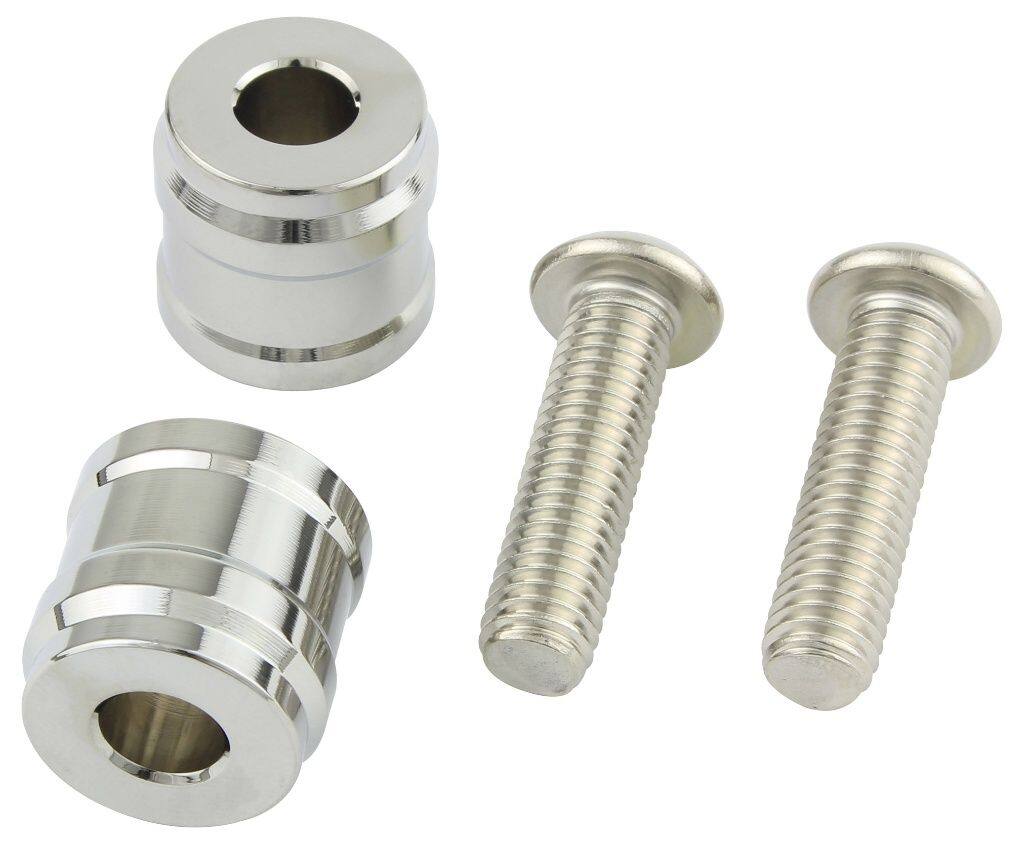 ■商品概要カラー：メッキ(T-18.5)FOR 5Lタンク車ノーマルフォーク用付属品：ステンレスボルト×2個■詳細説明HONDA5Lタンクモンキーのノーマルフォークに4Lレプリカヘッドライトを取り付けようとすると、ヘッドライトの幅が異なる為...