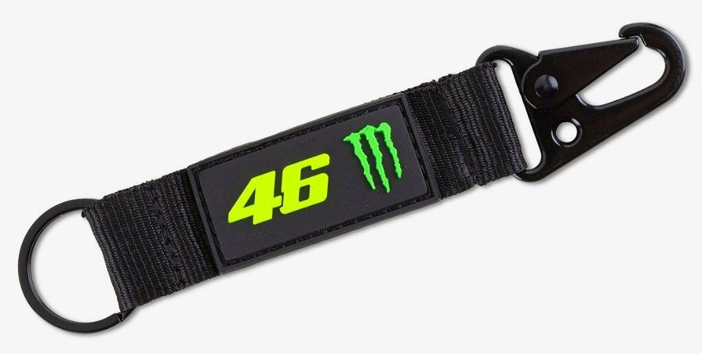 ■商品概要カラー：BLACK■詳細説明モンスターVR46コレクションのキーホルダー。カラビナとストラップには、数字の46とモンスターの爪がデザインされています。■注意点※Composition： IRON，POLYESTER，ZINC※メー...
