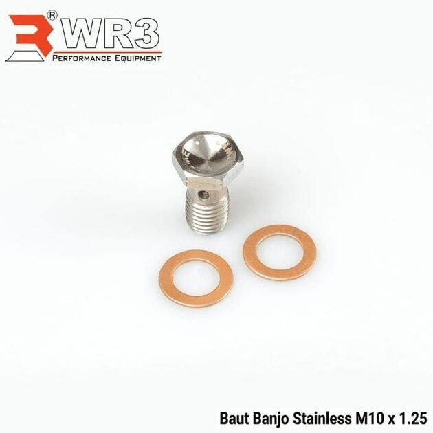 ■商品概要Fitment：UniversalMaterial：Stainless SteelSize：M10×1.25Quantity：1 pc single coarse stainless thread for master brake...