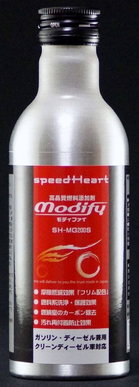 ■商品概要容量：200mlガソリン・ディーゼル兼用クリーンディーゼル車対応■詳細説明高品質燃料添加剤「モディファイ」●摩擦低減効果「フリム配合」●燃料系洗浄・保護効果●燃焼室のカーボン除去●汚れ再付着防止効果【ご使用方法】燃料30から50L...